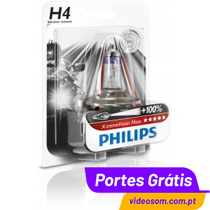PHILIPS X-TREME VISION MOTO H4 12v 60/55w - Videosom