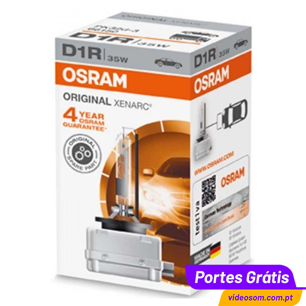 Osram D1R Original Xenarc 66150 / 66154 D1R 35w PK32d-3 ( 1 Lâmpada ...